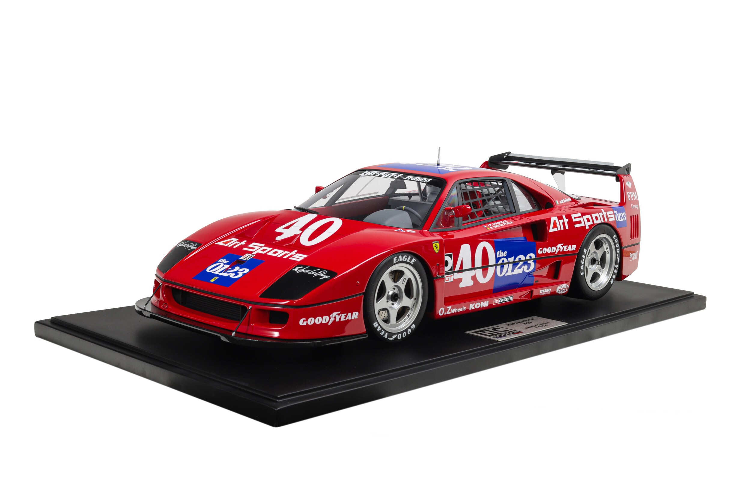 Ferrari F40 LM GOODYEAR 0123 Rosso Corsa 1989